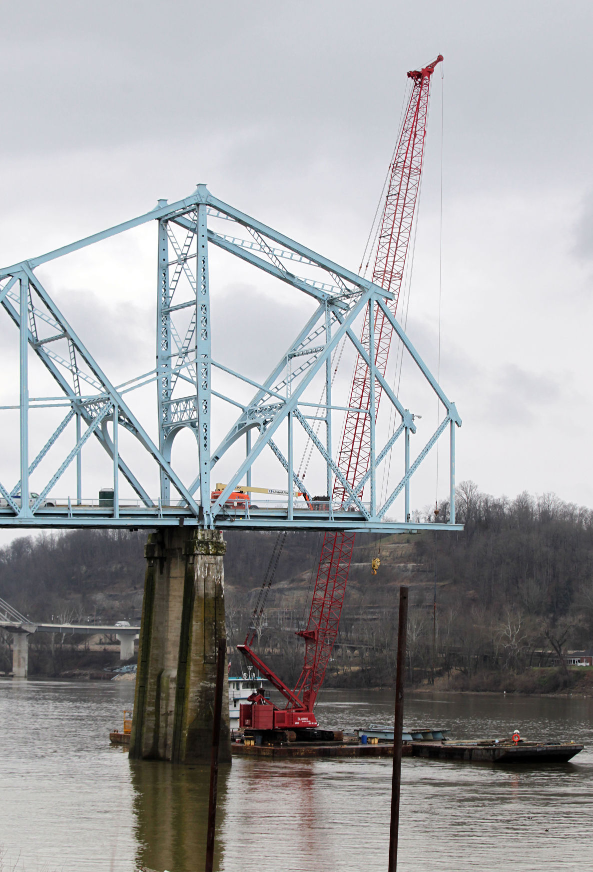Old Ironton-Russell Bridge coming down slowly | Ohio News | herald ...