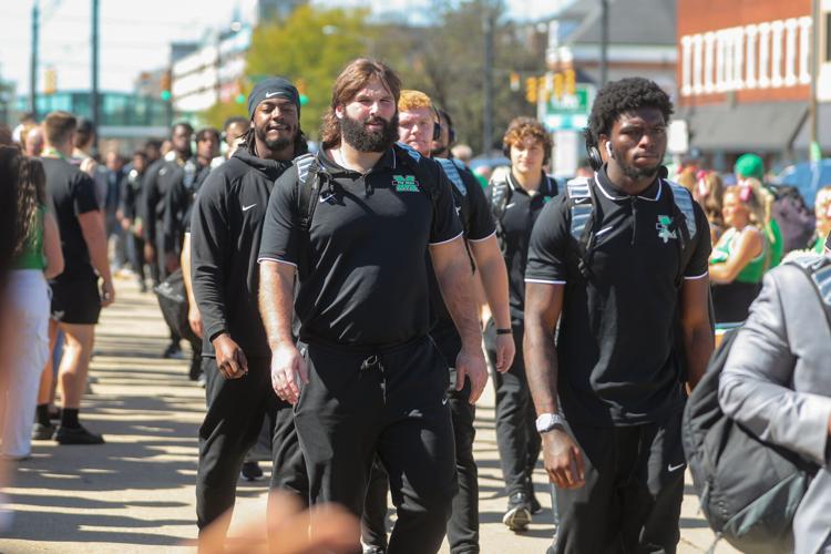 Photos: Marshall fans tailgate before Appalachian State game ...