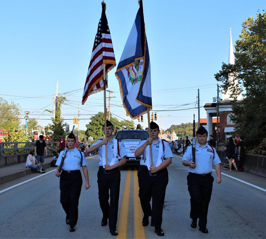 Cabell Midland AFJROTC's Color Guard is in parade | Features ...