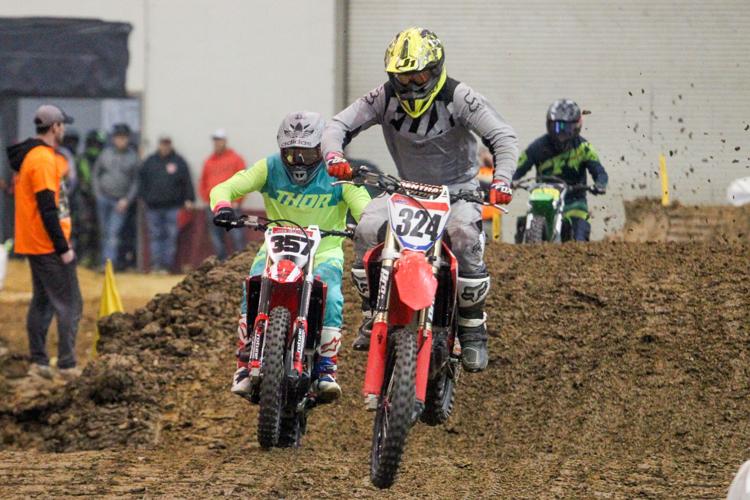 Photos: Motocross riders compete at Tri-State MX Indoor Championship ...