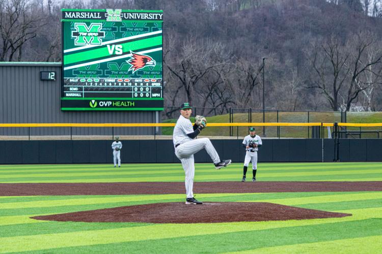 Marshall baseball: Herd's Blevins ties record with 4th Sun Belt pitcher ...