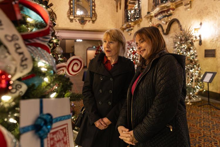 Photos: People visit the inaugural "Christmas at the Keith" event ...