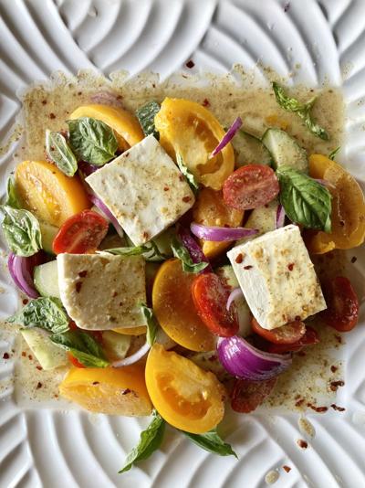 Janet McCormick: Simple is divine with Greek Heirloom Tomato Salad ...