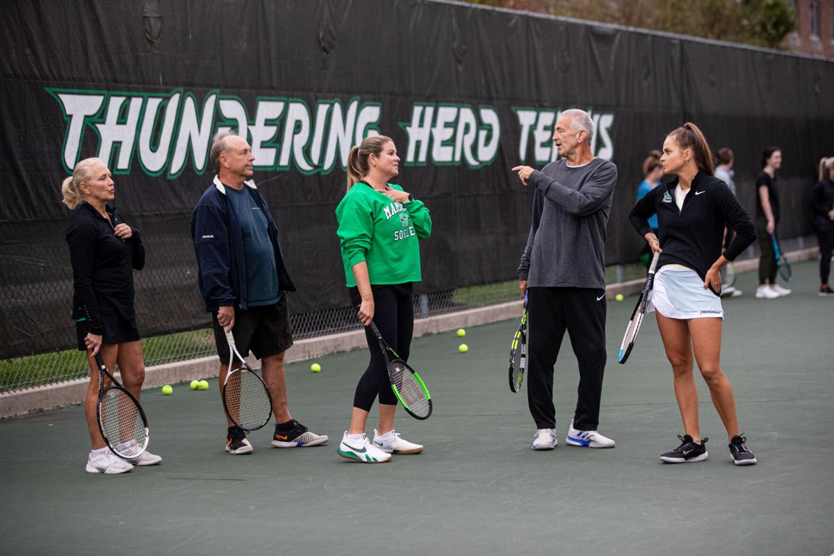 Photos: Marshall tennis team hosts Play with the Herd event ...