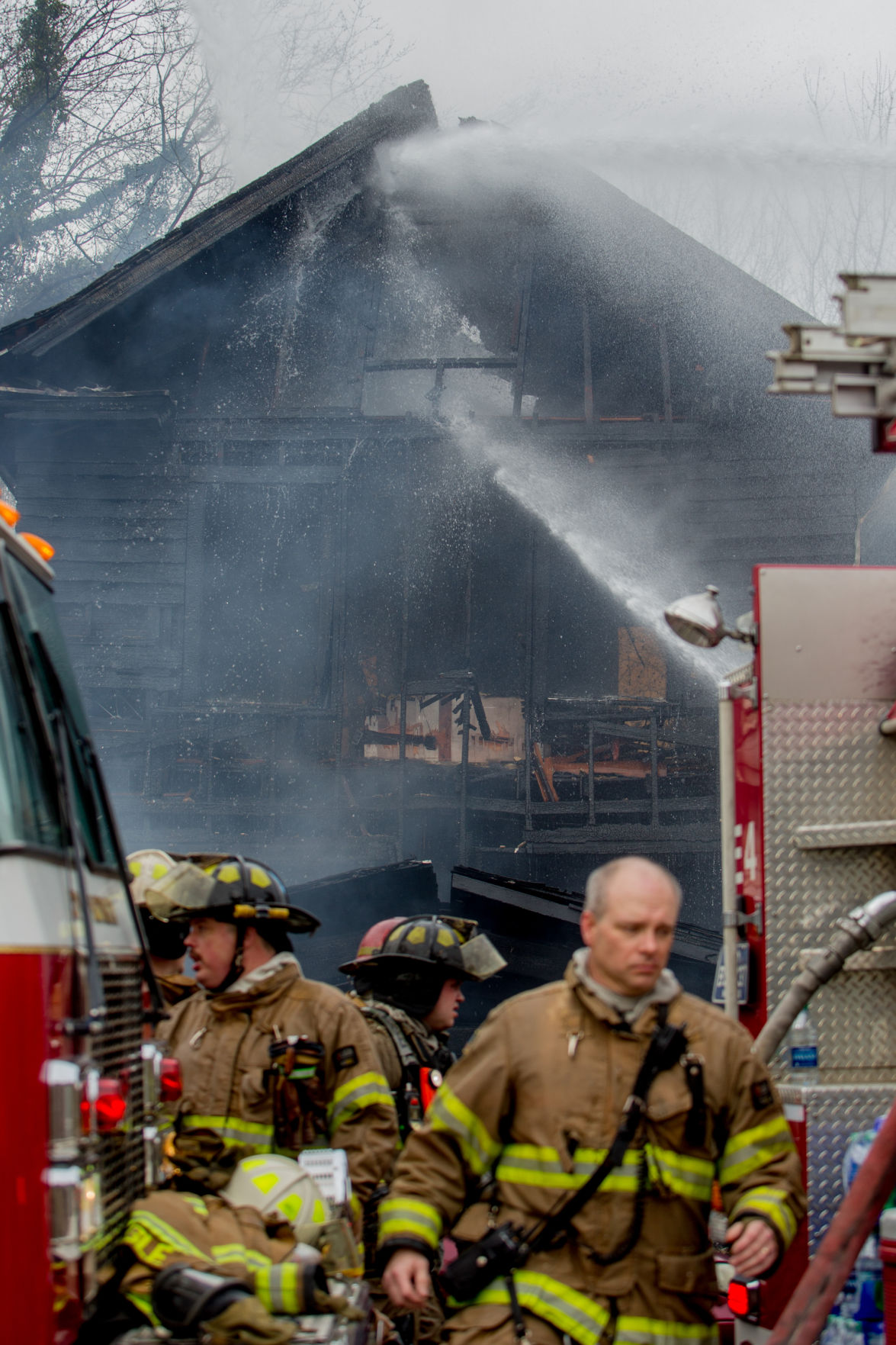Firefighters battle 3-house fire in Huntington's west end | News ...