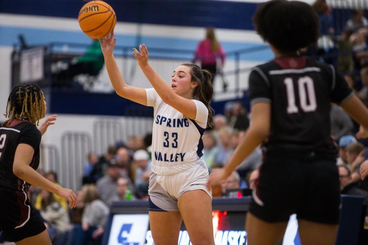 Photos: Girls high school basketball, Spring Valley vs. George ...