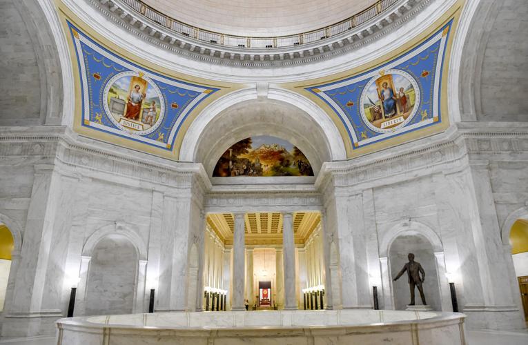 WV Capitol Rotunda murals project finished, 4 more artwork | News ...