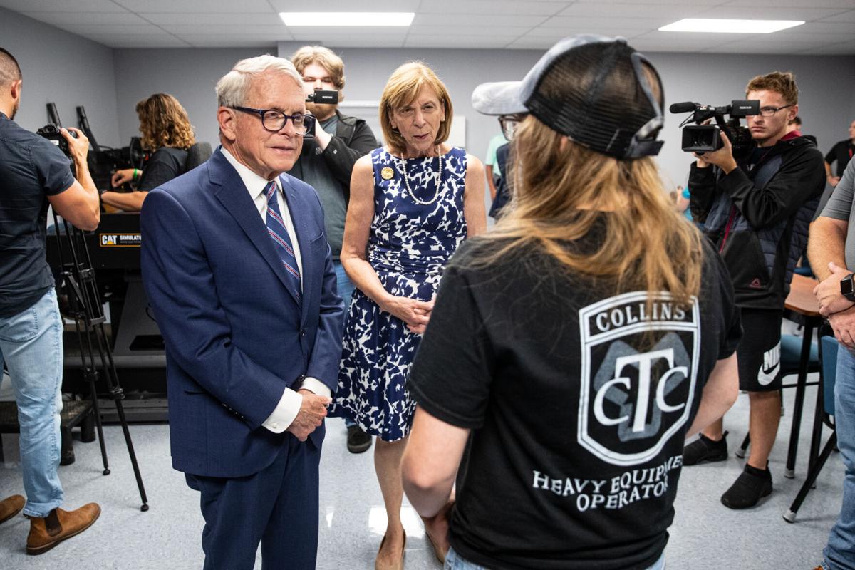 Photos: Ohio Governor Mike DeWine visits Collins Career Technical ...