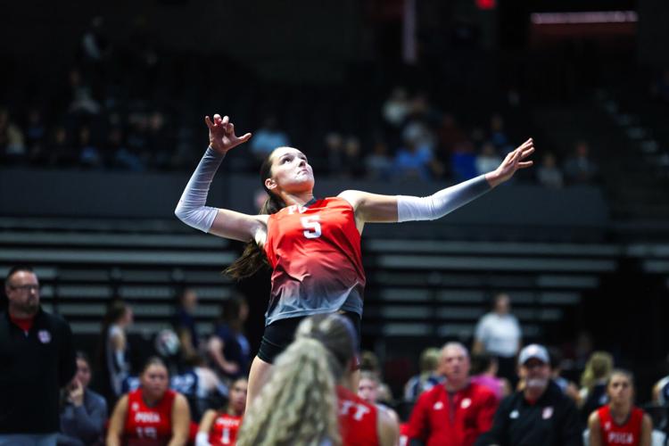 Prep volleyball Class AA quarterfinals: James Monroe does in Dots in ...