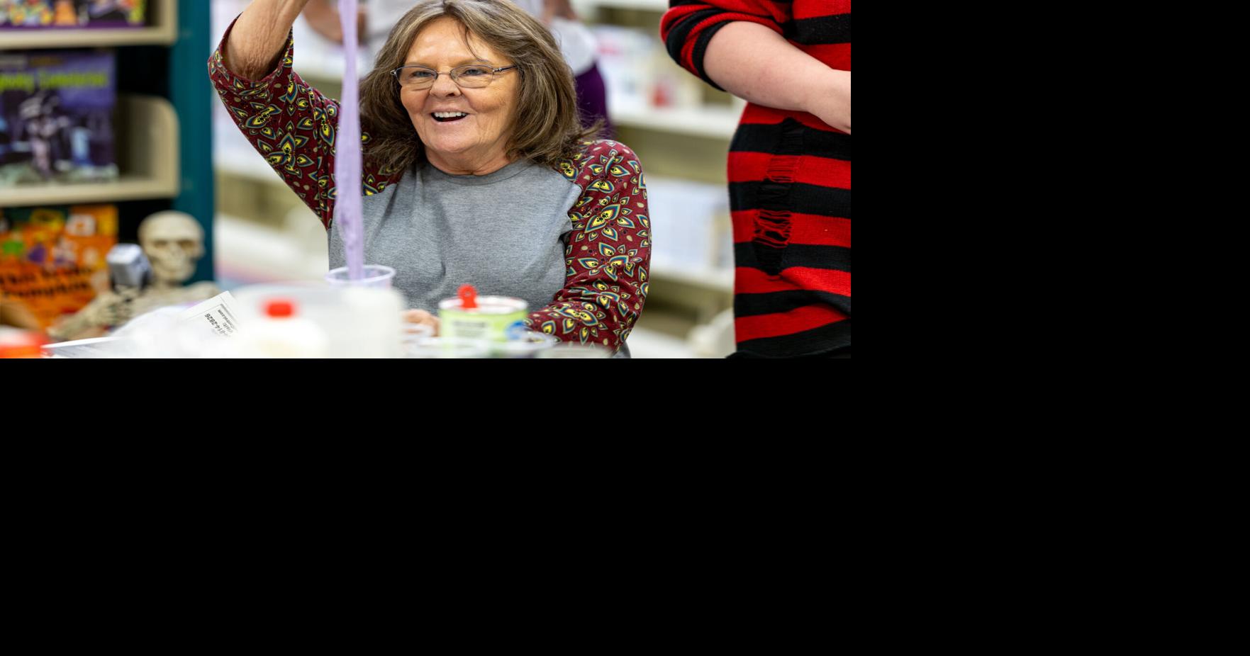 Community members make slime, do experiments during library event ...