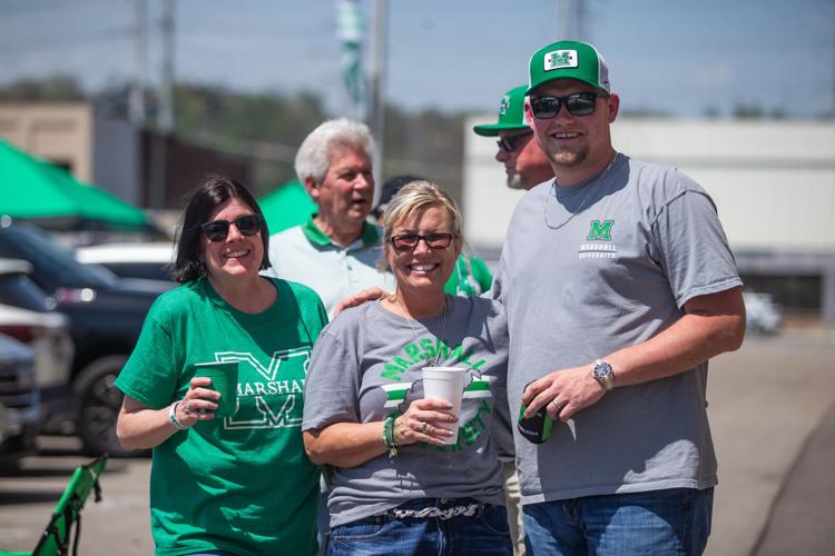 Fans enjoy atmosphere at annual spring football game | Marshall Sports ...