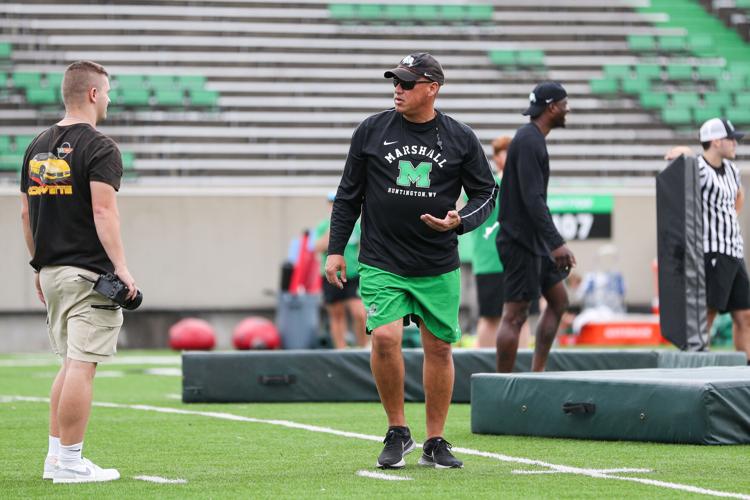 Photos: Marshall football conducts first day of practice | Multimedia ...