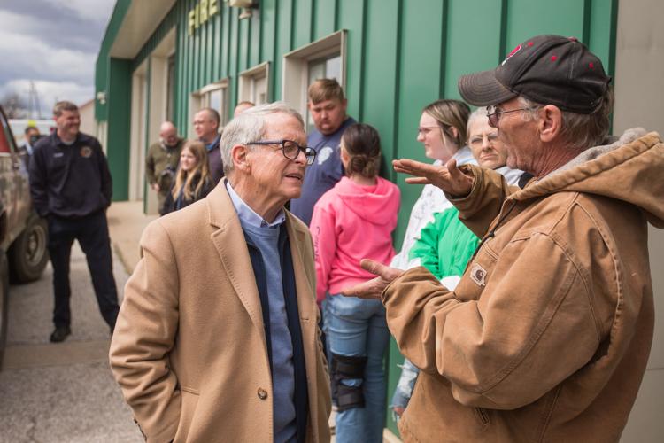 Photos: Gov. Mike DeWine surveys storm damage in Lawrence County | Multimedia | herald-dispatch.com