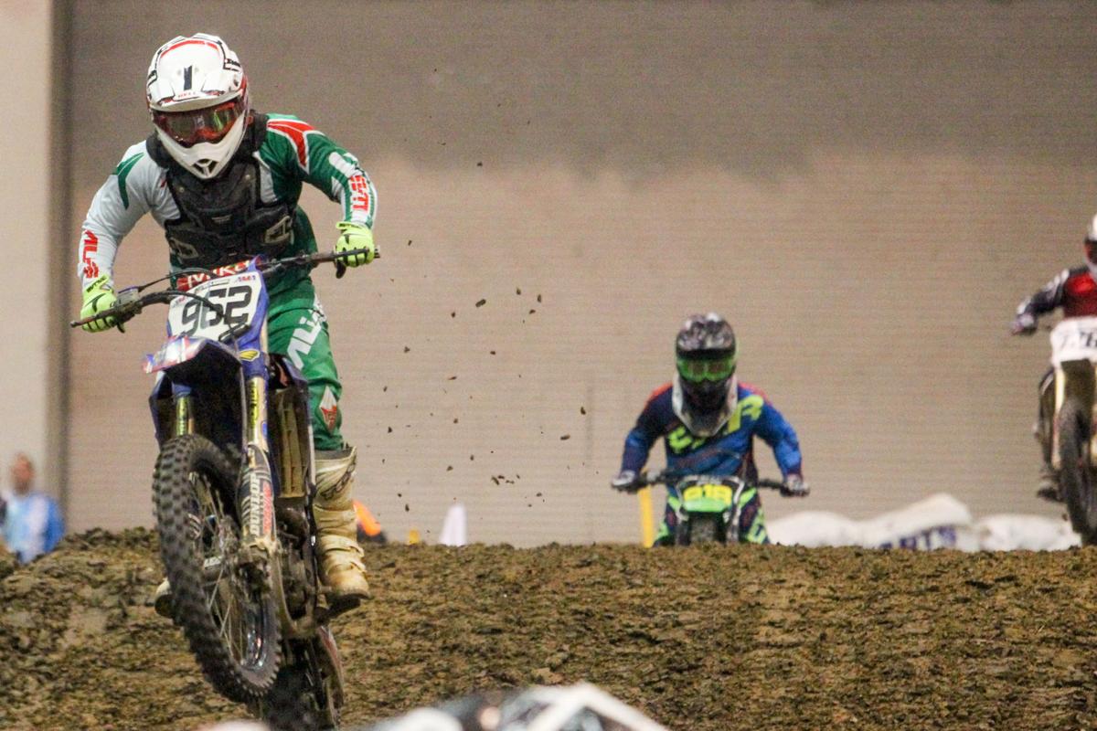 Photos: Motocross riders compete at Tri-State MX Indoor Championship ...