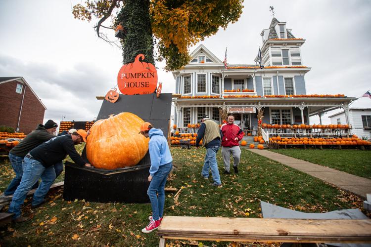 Giant gourd added to Pumpkin House display | News | herald-dispatch.com
