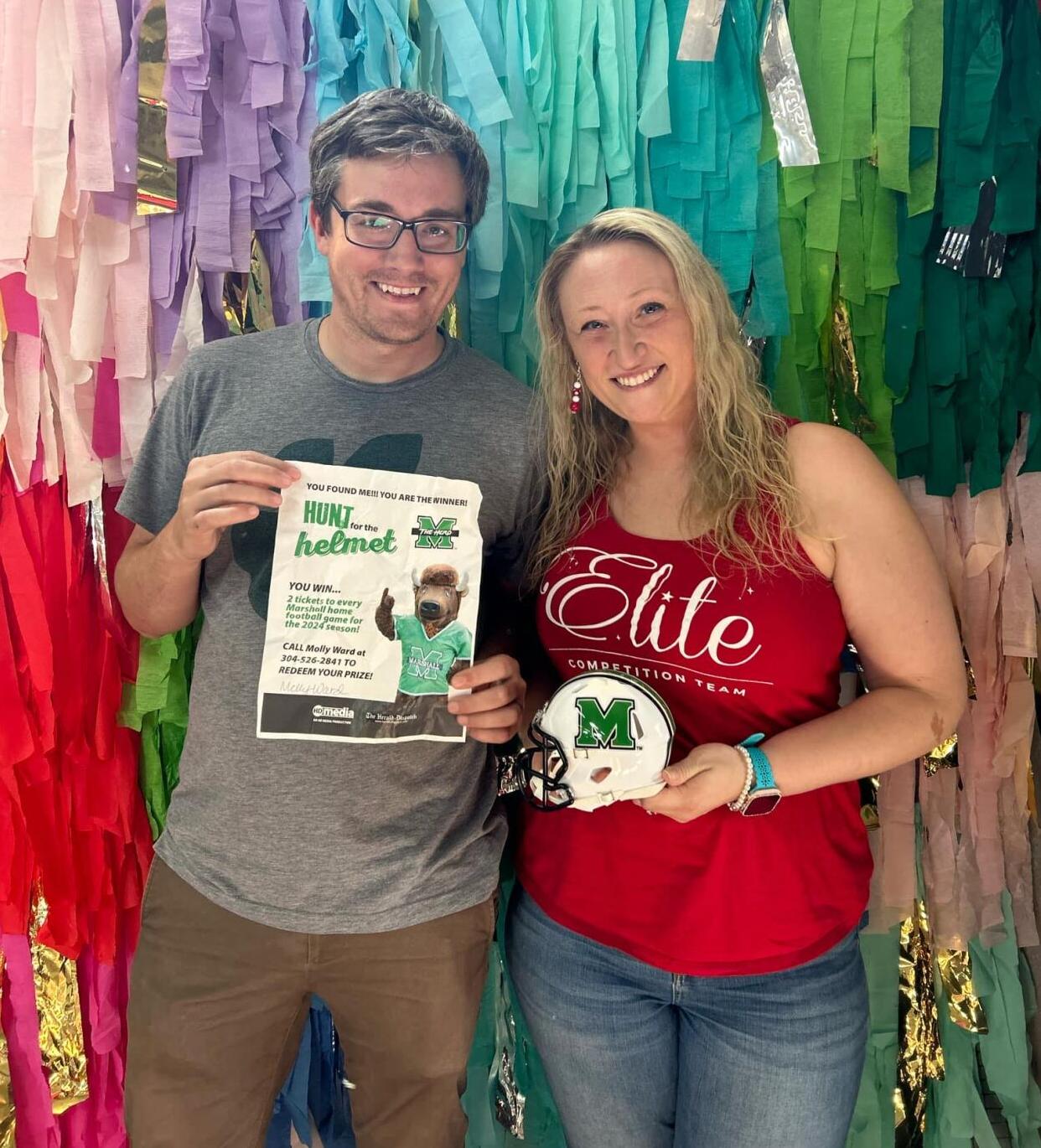 Hunt for the Helmet concludes, Marshall alumni couple wins | News ...
