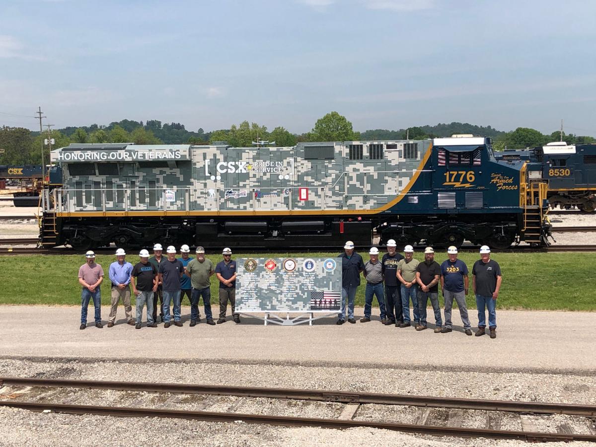 CSX unveils locomotives painted to honor first responders, veterans | News | herald-dispatch.com