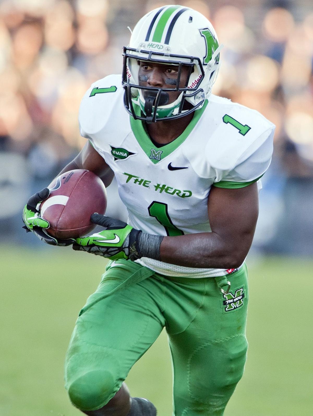 Shuler breaks reception record | Marshall Sports | herald-dispatch.com