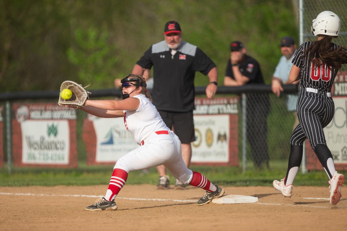 Photos: High school softball, Cabell Midland defeats Hurricane 10-2 ...