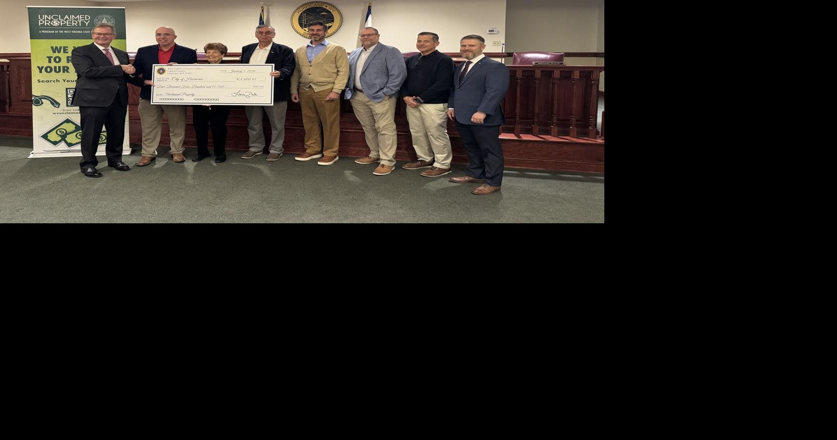WV Treasurer returns unclaimed property to City of Hurricane, Putnam ...