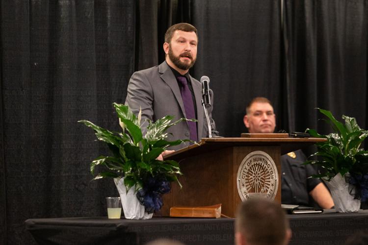 Photos: City of Huntington conducts swearing-in ceremony for police ...
