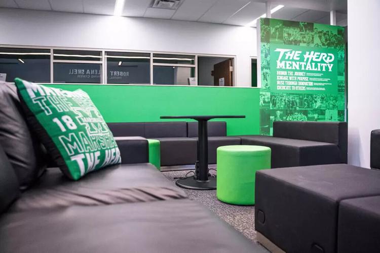 Marshall unveils renovations to Buck Harless Center | Marshall Sports ...