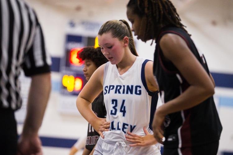 Photos: Girls high school basketball, Spring Valley vs. George ...
