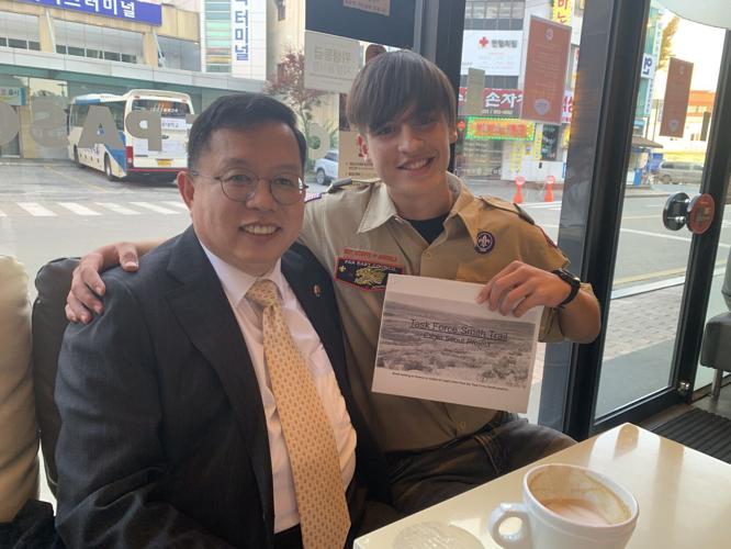Teen from Huntington develops trail in South Korea for Eagle Scout ...
