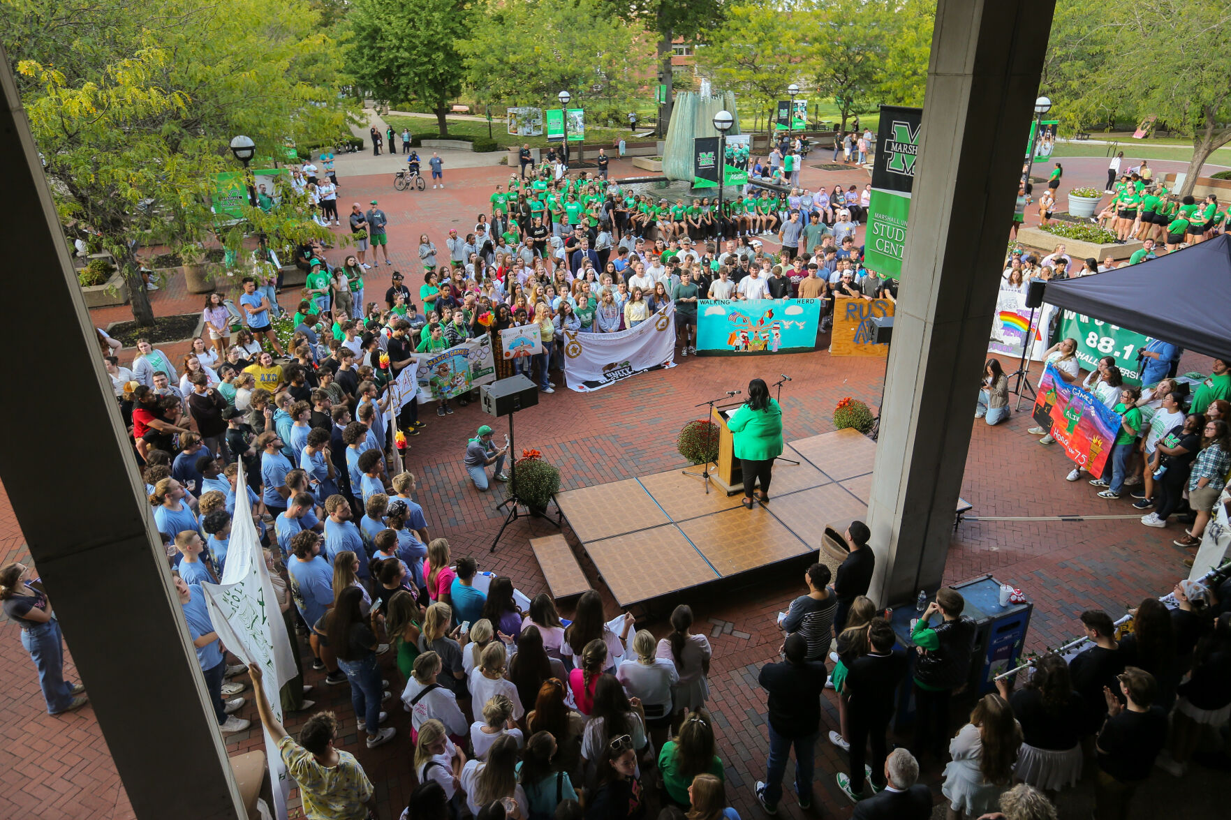 Marshall kicks off homecoming week with annual Unity Walk | News ...