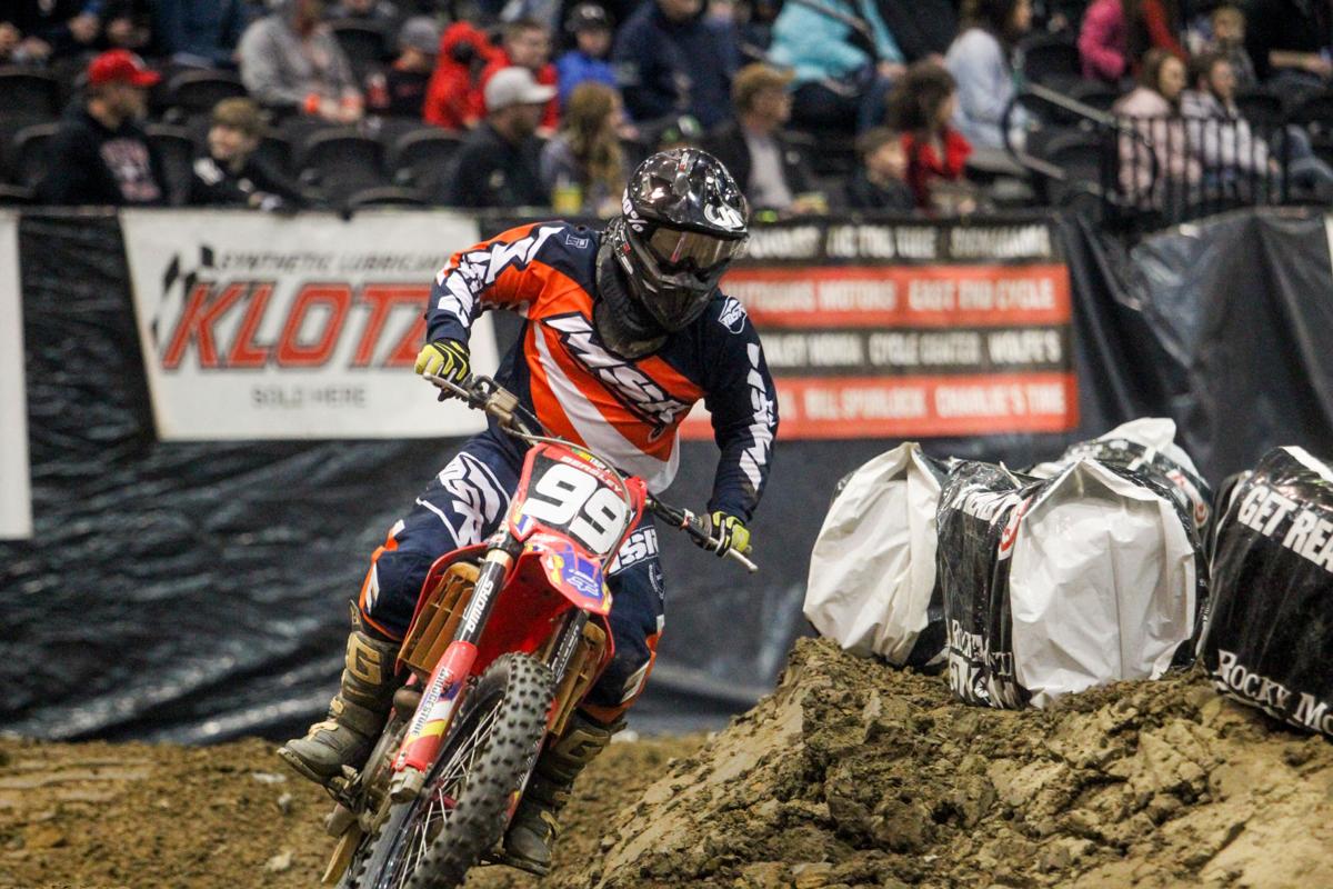 Photos: Motocross riders compete at Tri-State MX Indoor Championship ...
