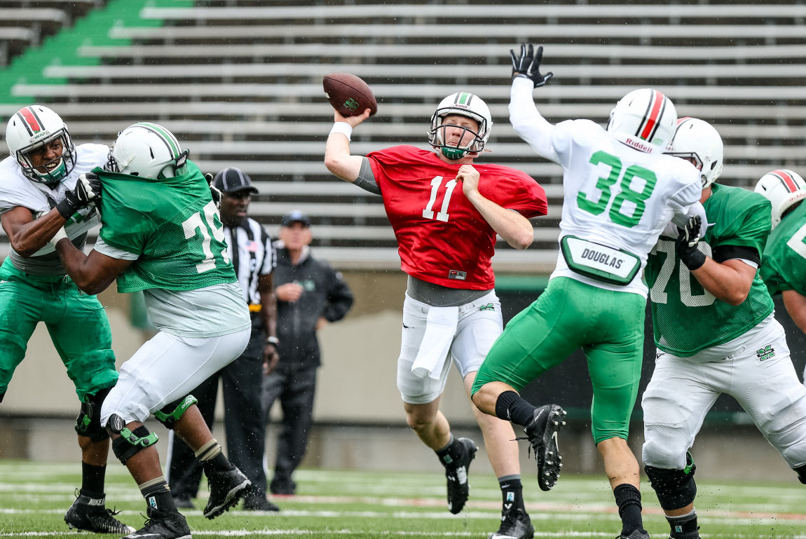 Photos: Marshall Football Green and White Game | Multimedia | herald ...