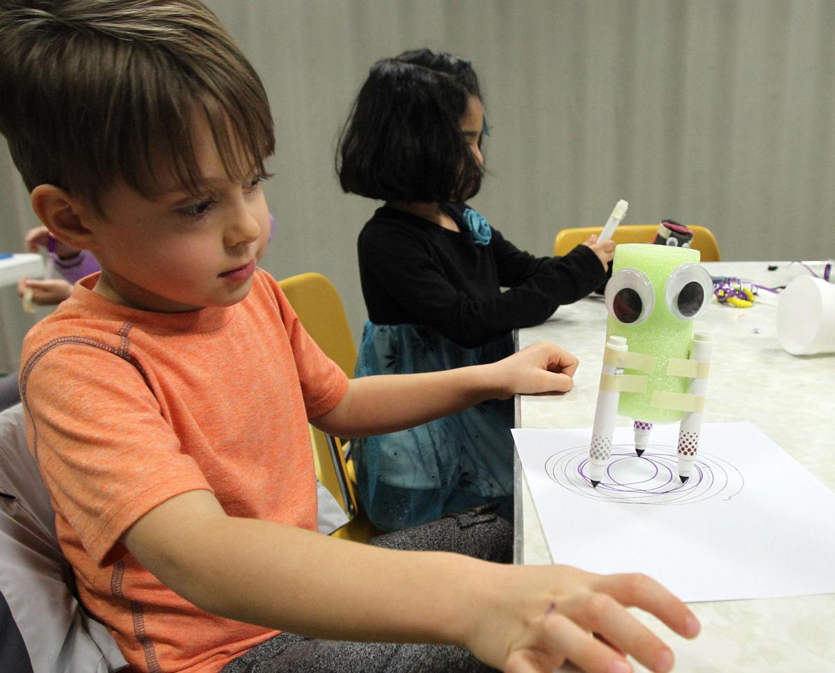 Art Frenzy kids make a 'scribble bot' | News | herald-dispatch.com