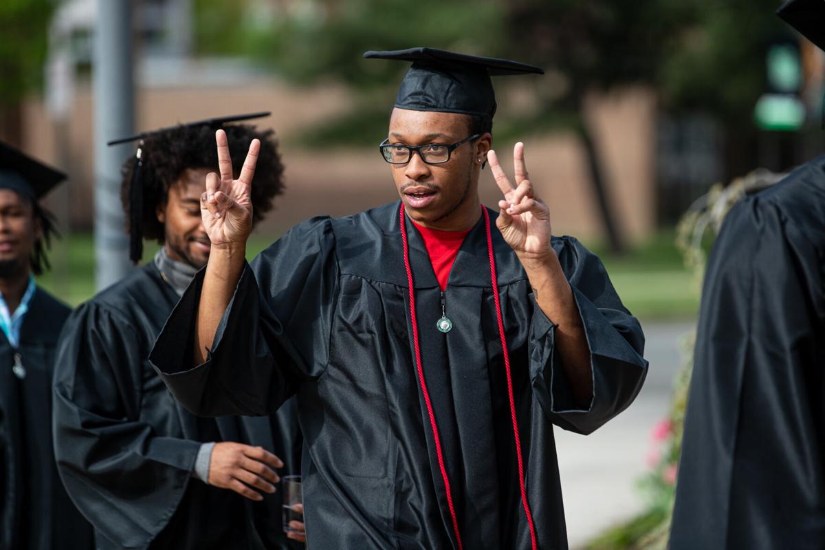 Marshall students participate in Donning of the Kente Graduation ...