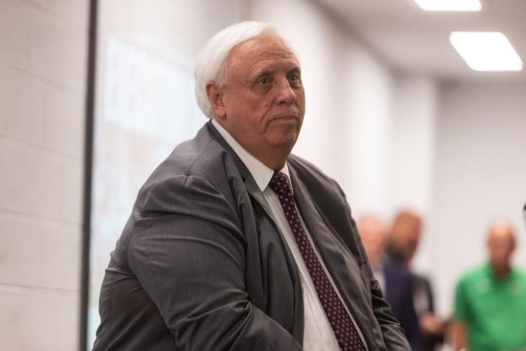 Gov. Jim Justice welcomes Marshall football players back from win with ...