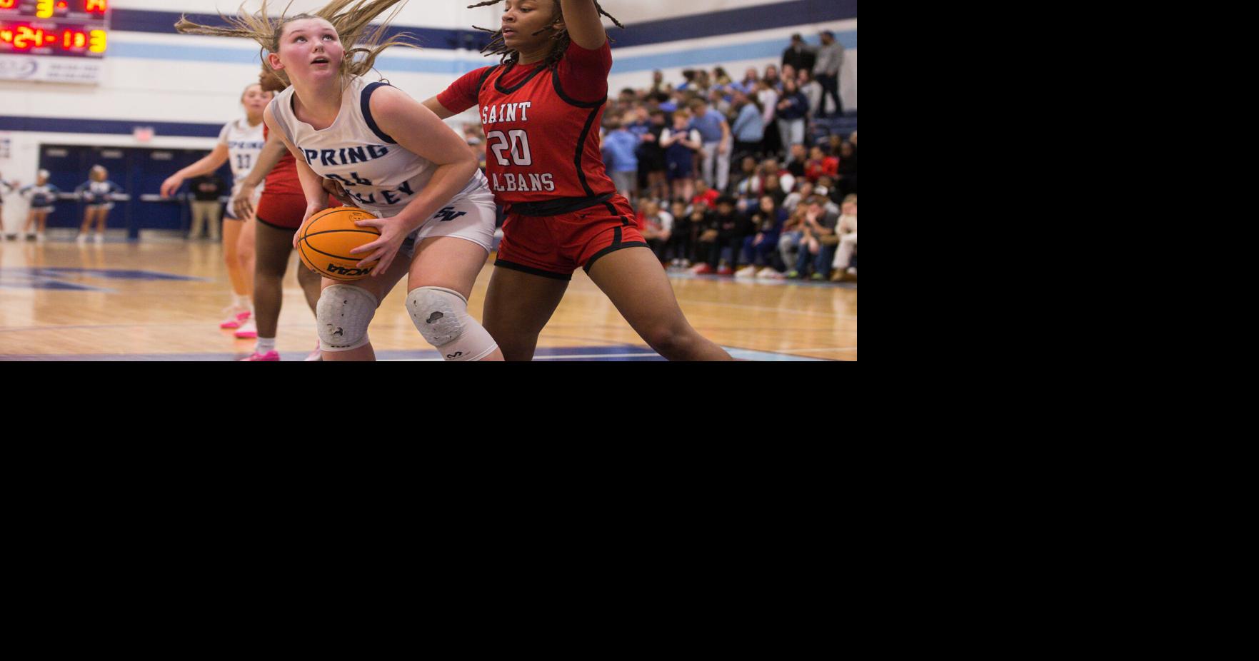 Photos: Girls basketball co-final, Spring Valley defeats St. Albans ...
