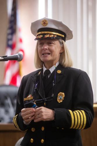 Huntington firefighters welcome probationary member | News | herald ...