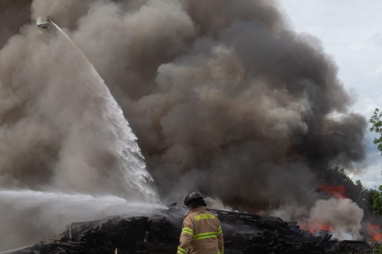 Railroad ties catch fire at CSX in Huntington | News | herald-dispatch.com