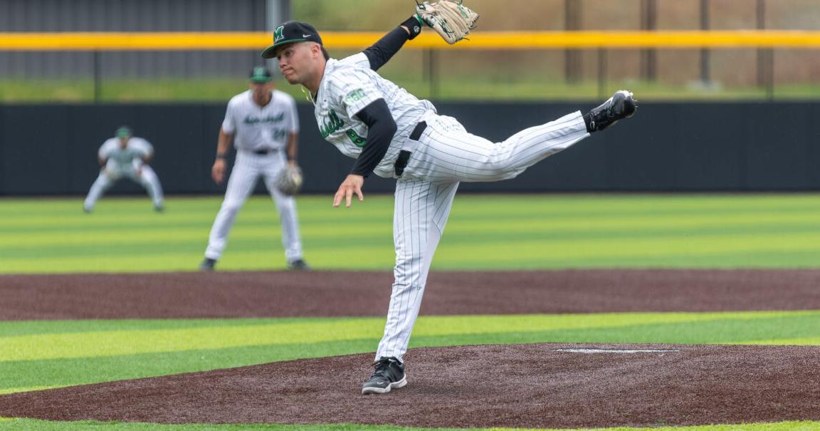 Marshall pitcher Bryce Blevins earns preseason SBC award | Marshall ...