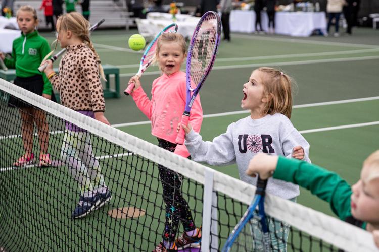 Photos: Marshall tennis team hosts Play with the Herd event ...