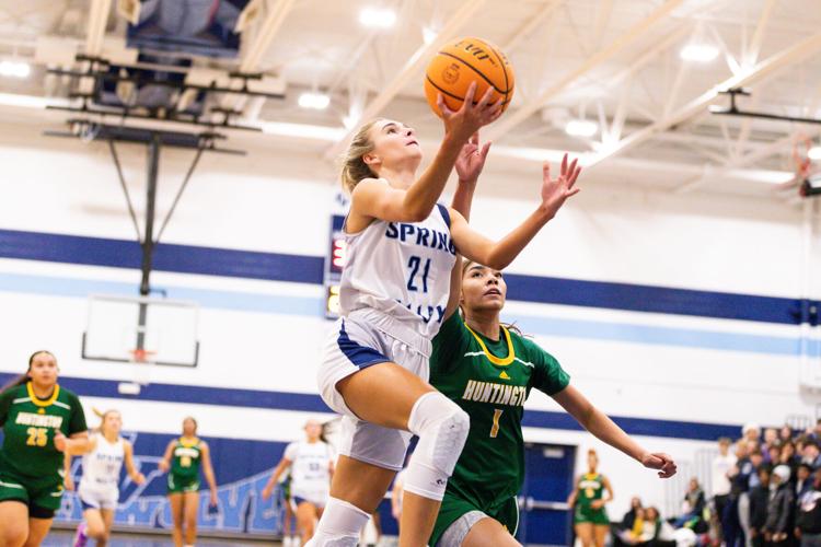 Photos: Girls high school basketball, Spring Valley vs. Huntington ...