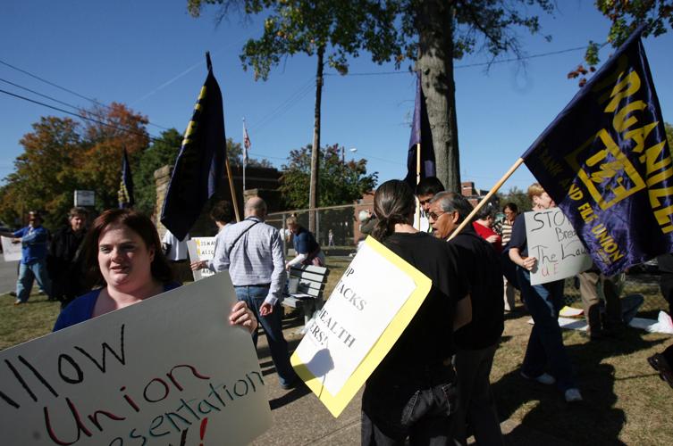 Gallery: Protest at Mitchell-Bateman Hospital | Photos News | herald ...