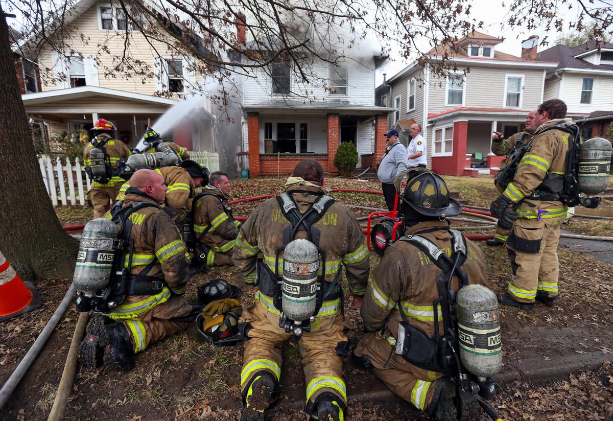 Photos: Huntington Firefighters Battle Structure Fire on Tuesday ...