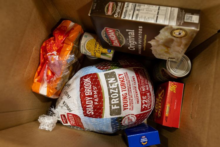 AD Lewis Center gives out hundreds of Thanksgiving food boxes | News ...
