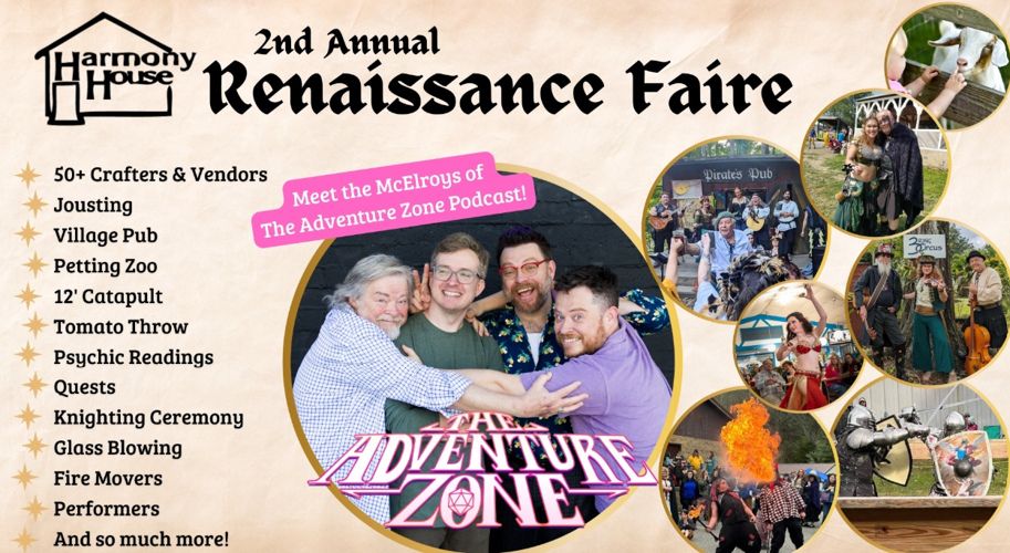Harmony House brings Renaissance Faire to Harris Riverfront Park this ...