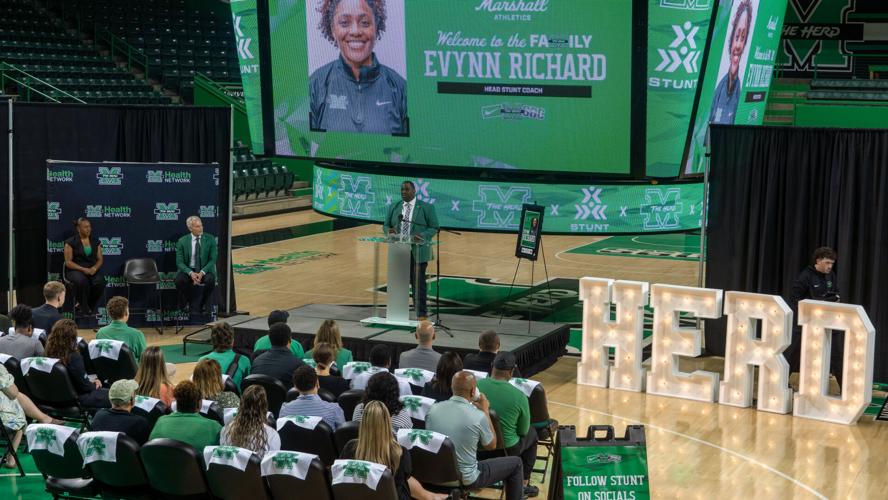 Herd introduces Evynn Richard as first head coach of stunt | Marshall ...