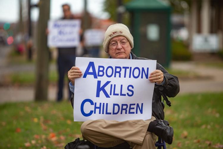 Life Chain participants demonstrate against abortion | News | herald ...