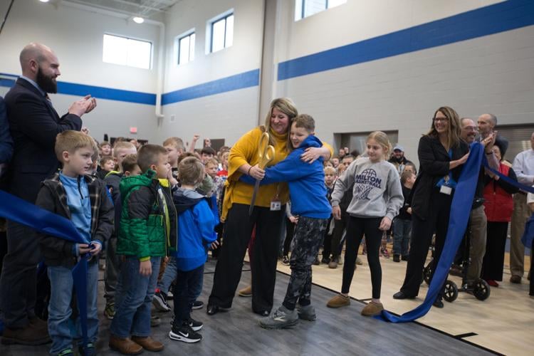 Photos: Ribbon-cutting ceremony at Milton Elementary School ...