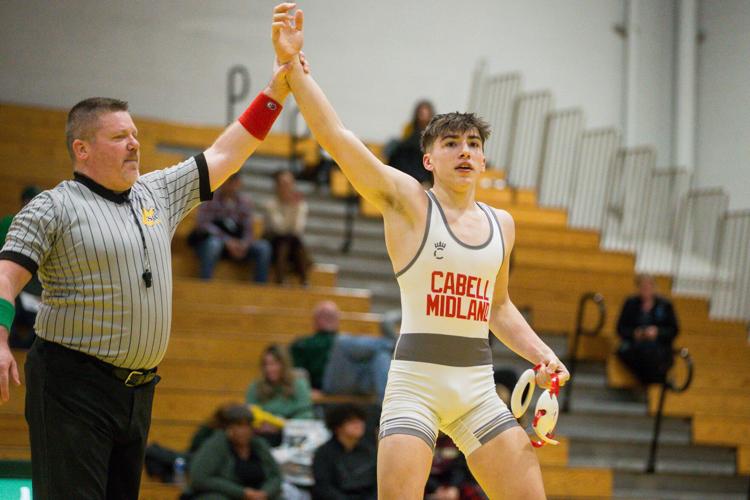 Photos: Cabell Midland wrestling team defeats Huntington High ...