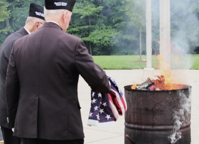 Veterans perform Memorial Day flag disposal ceremony | Putnam News ...