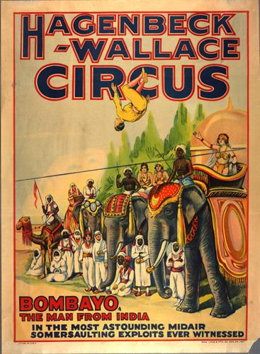 circus posters 1920s